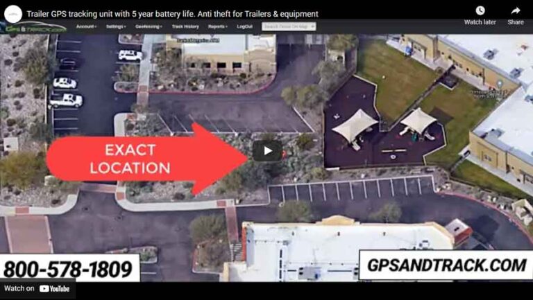 Trailer GPS Tracking with 5-Year Battery - No Monthly Fees